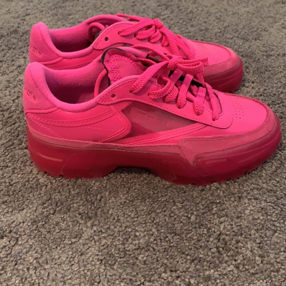 Cardi B | Shoes | Cardi B Reebok Collection Hot Pink Sneakers Size 75 ...